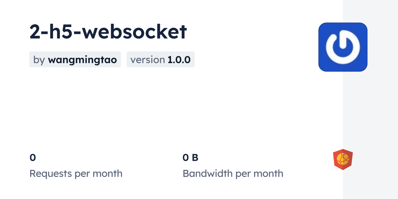 2-h5-websocket CDN by jsDelivr - A CDN for npm and GitHub