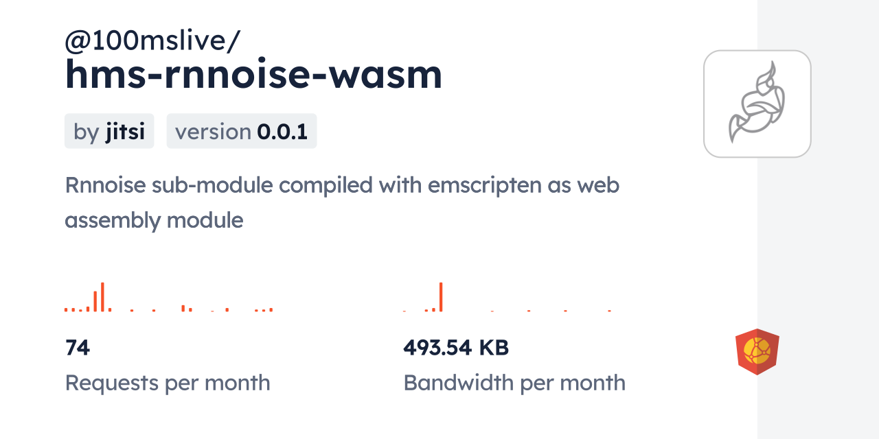 @100mslive/hms-rnnoise-wasm CDN by jsDelivr - A CDN for npm and GitHub