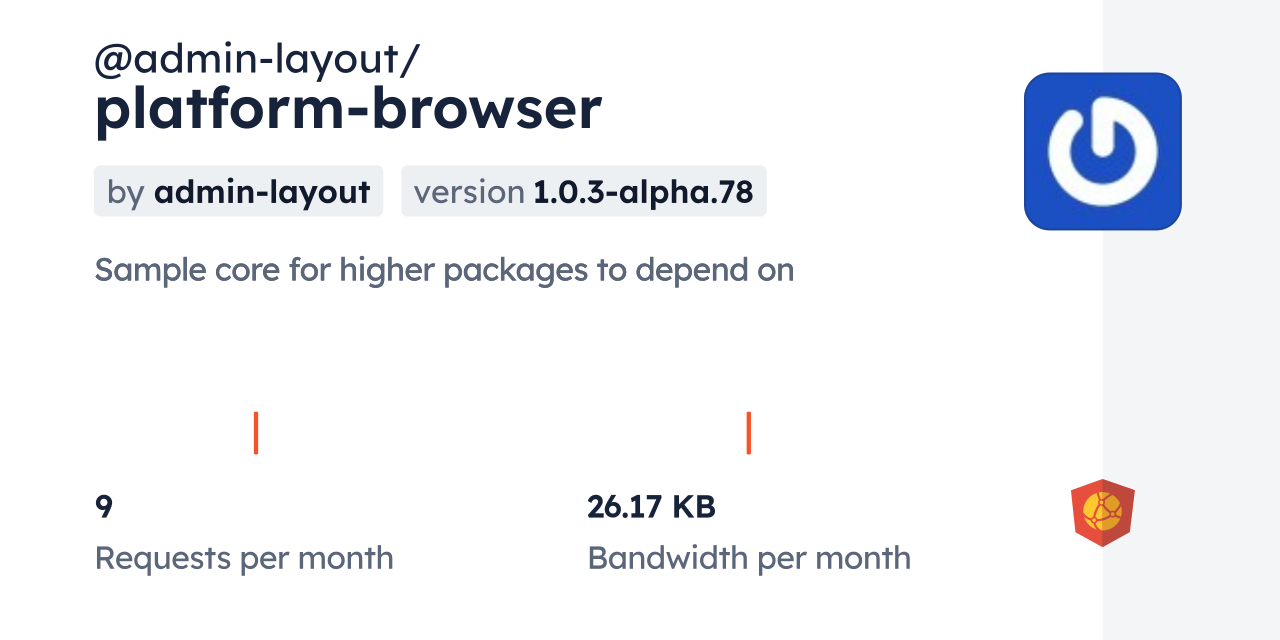 @admin-layout/platform-browser CDN by jsDelivr - A CDN for npm and GitHub