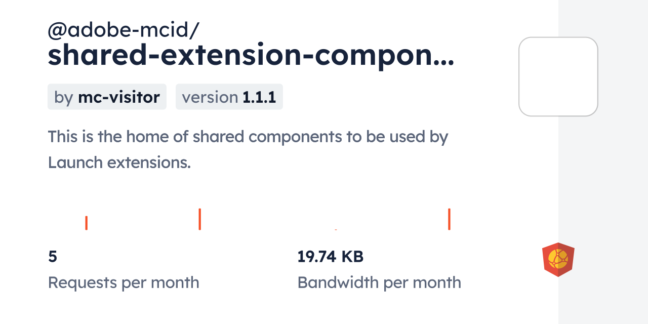 @adobe-mcid/shared-extension-components CDN by jsDelivr - A CDN for npm and GitHub