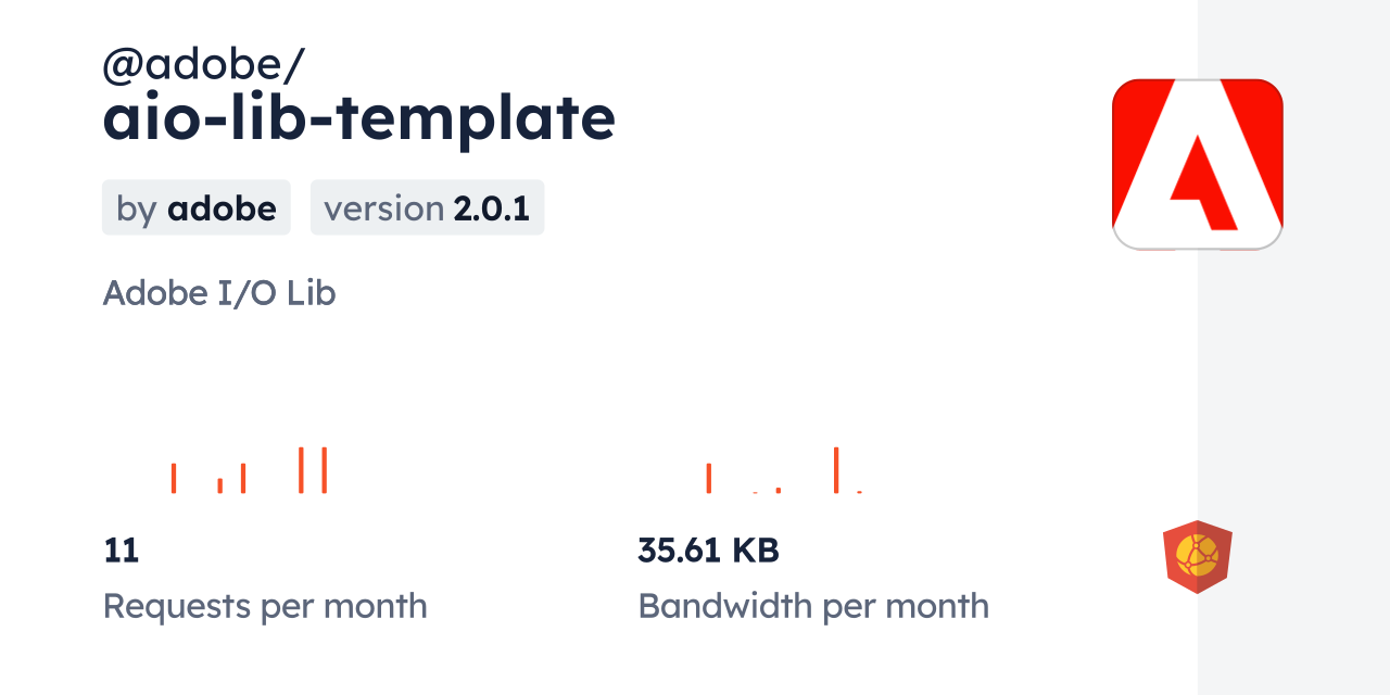 @adobe/aio-lib-template CDN by jsDelivr - A CDN for npm and GitHub