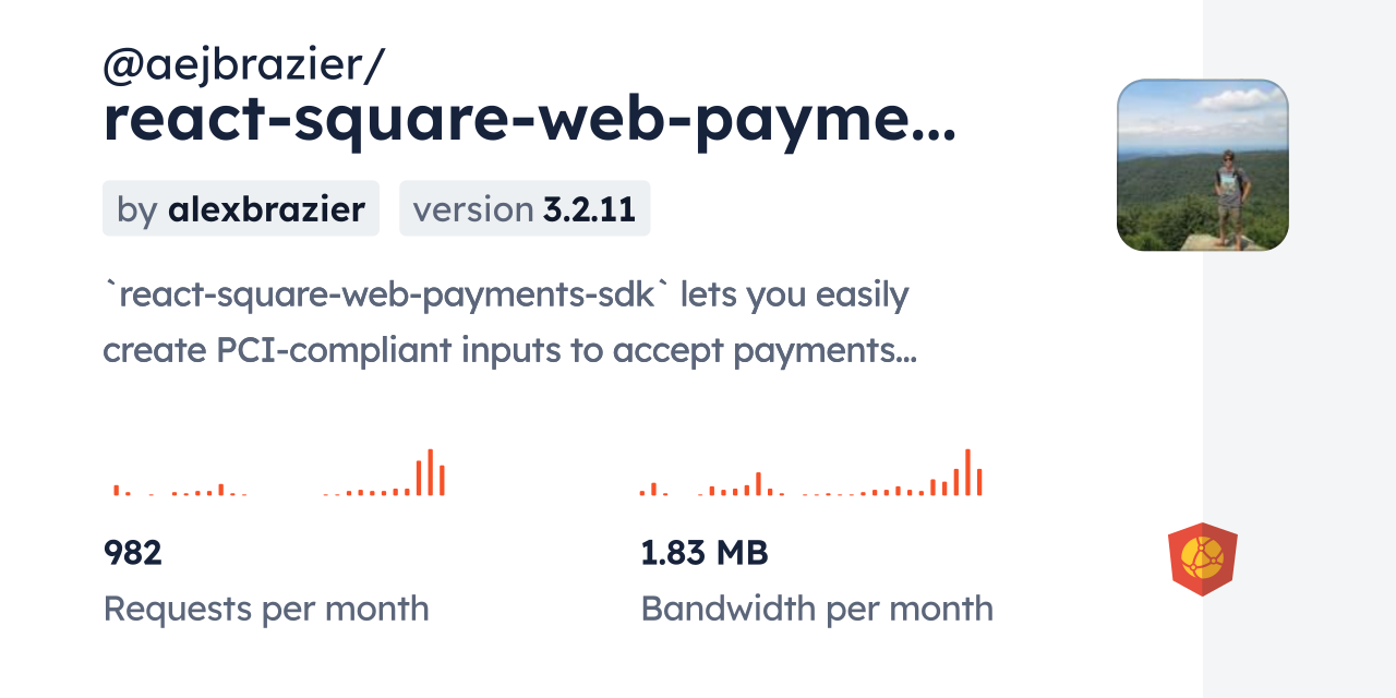 @aejbrazier/react-square-web-payments-sdk CDN by jsDelivr - A CDN for npm and GitHub