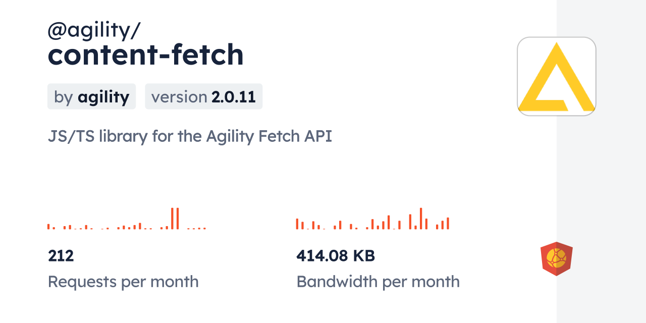 @agility/content-fetch CDN by jsDelivr - A CDN for npm and GitHub