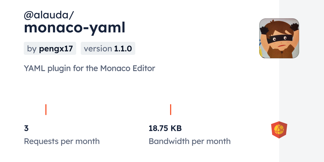 @alauda/monaco-yaml CDN by jsDelivr - A CDN for npm and GitHub