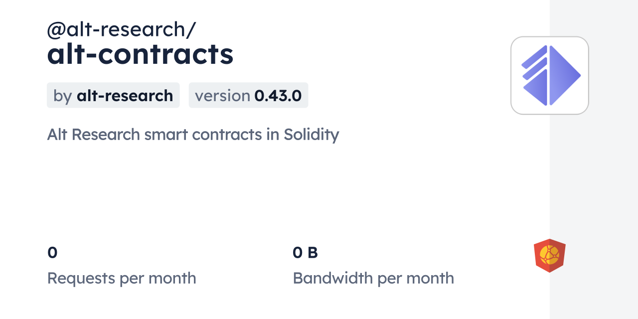 @alt-research/alt-contracts CDN by jsDelivr - A CDN for npm and GitHub