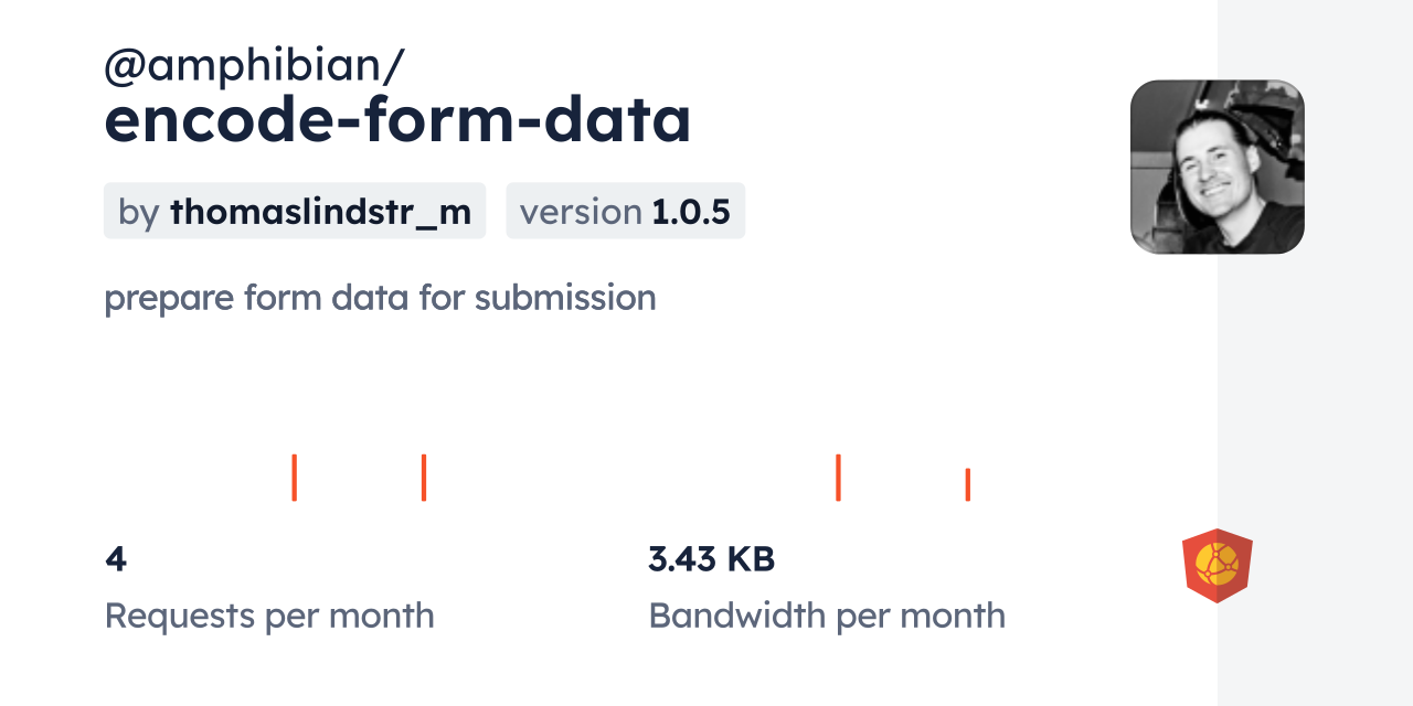 @amphibian/encode-form-data CDN by jsDelivr - A CDN for npm and GitHub