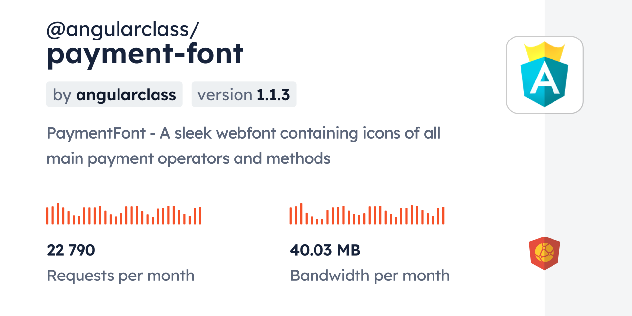 @angularclass/payment-font CDN by jsDelivr - A CDN for npm and GitHub