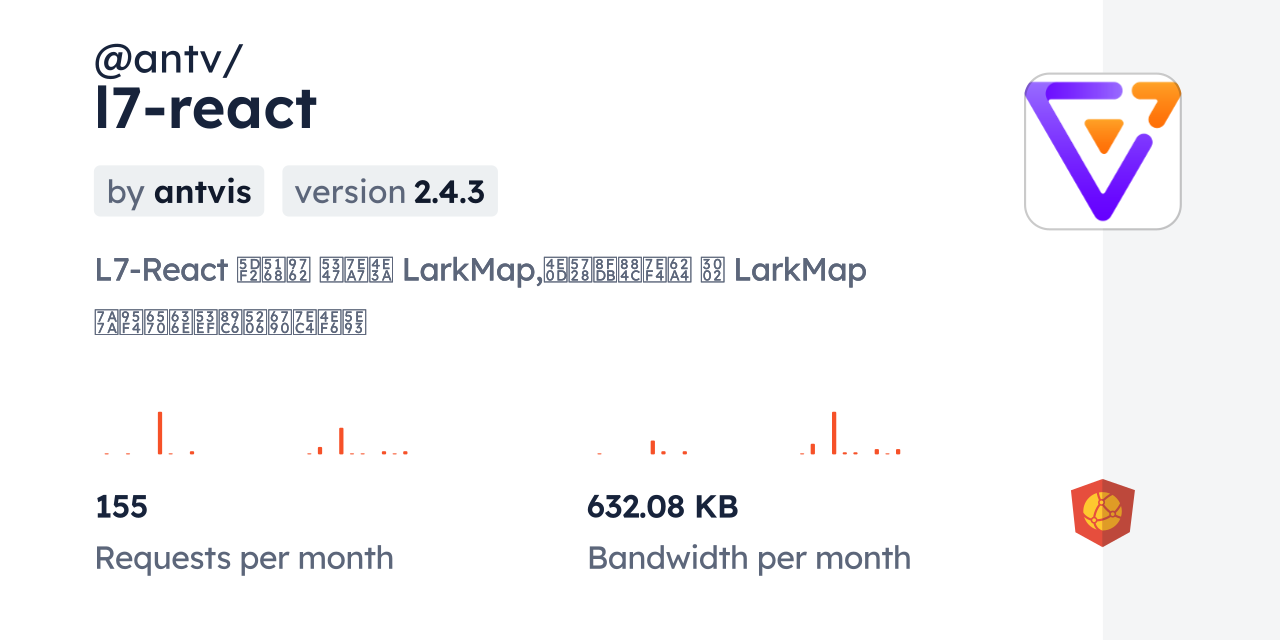 @antv/l7-react CDN by jsDelivr - A CDN for npm and GitHub