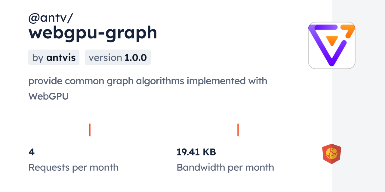 @antv/webgpu-graph CDN by jsDelivr - A CDN for npm and GitHub