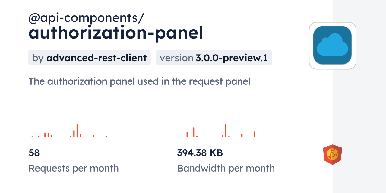 @api-components/authorization-panel CDN by jsDelivr - A CDN for npm and GitHub