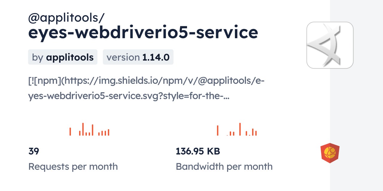 @applitools/eyes-webdriverio5-service CDN by jsDelivr - A CDN for npm and GitHub