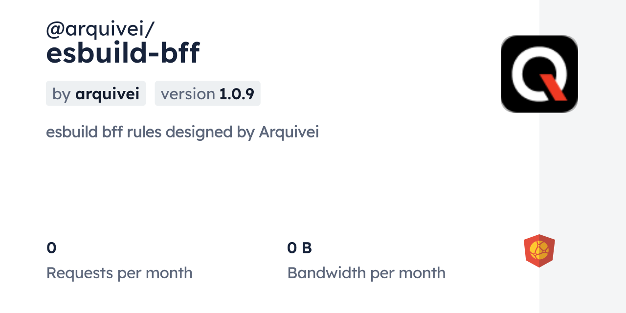 @arquivei/esbuild-bff CDN by jsDelivr - A CDN for npm and GitHub