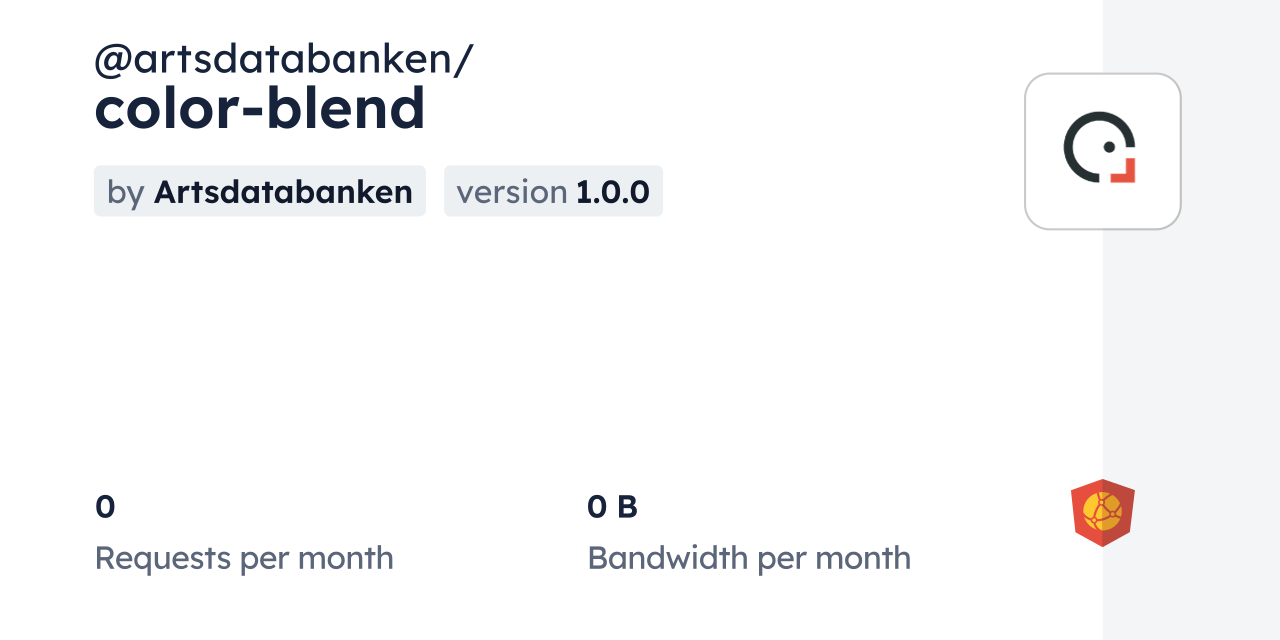 @artsdatabanken/color-blend CDN by jsDelivr - A CDN for npm and GitHub