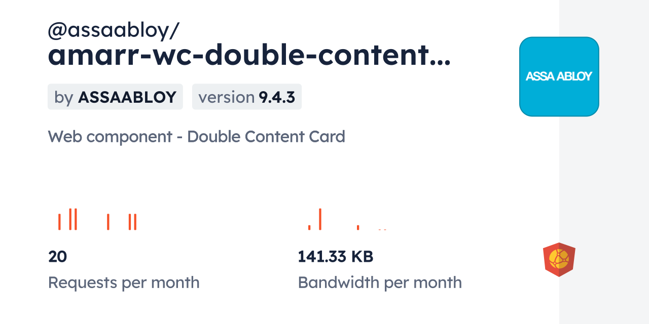@assaabloy/amarr-wc-double-content-card CDN by jsDelivr - A CDN for npm and GitHub