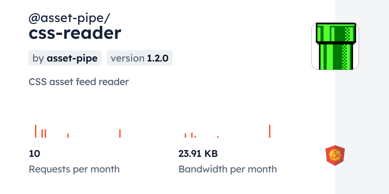 @asset-pipe/css-reader CDN by jsDelivr - A CDN for npm and GitHub