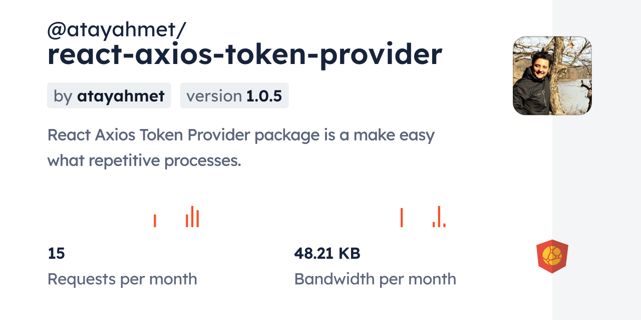 @atayahmet/react-axios-token-provider CDN by jsDelivr - A CDN for npm and GitHub