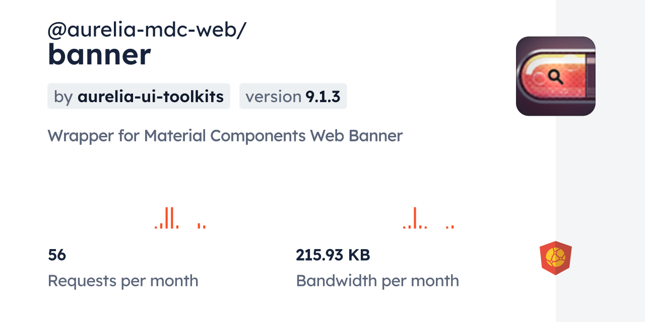 @aurelia-mdc-web/banner CDN by jsDelivr - A CDN for npm and GitHub