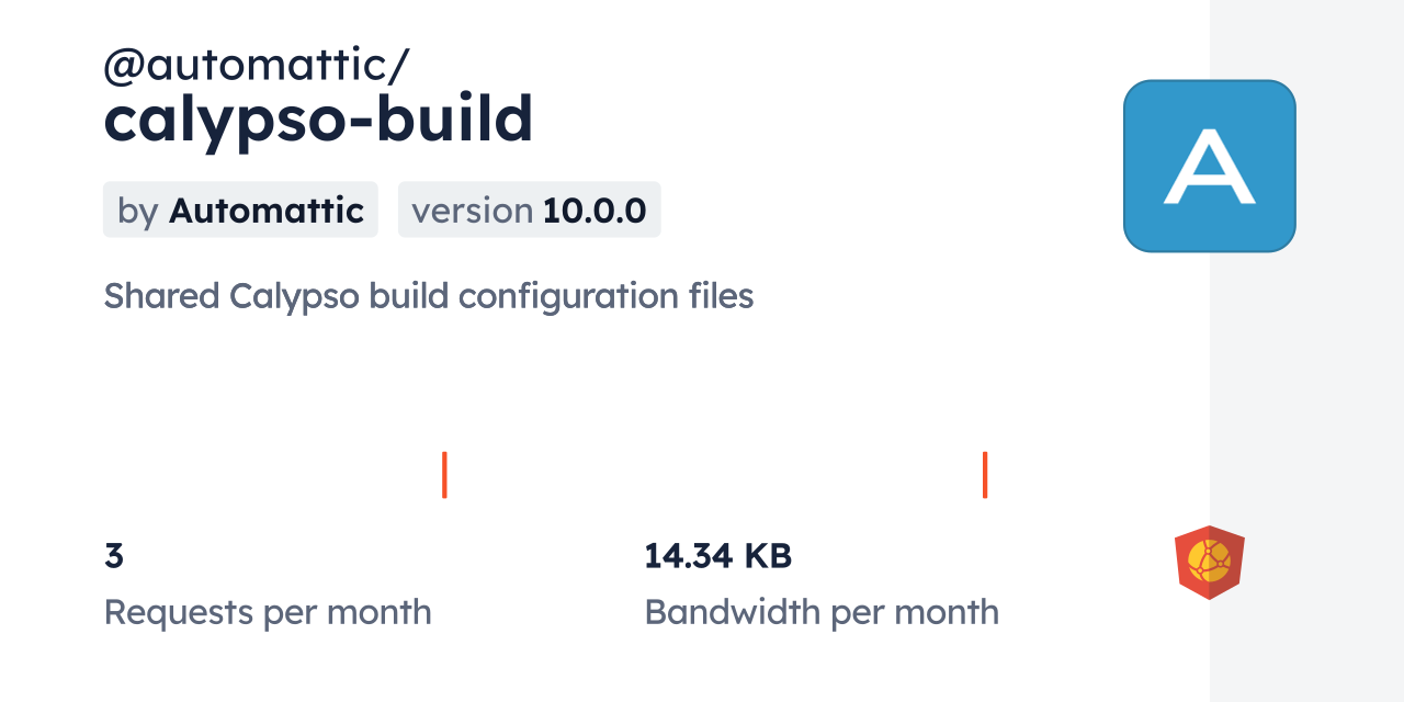 @automattic/calypso-build CDN by jsDelivr - A CDN for npm and GitHub