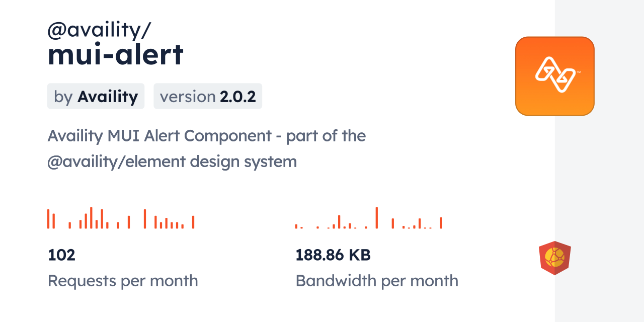 @availity/mui-alert CDN by jsDelivr - A CDN for npm and GitHub