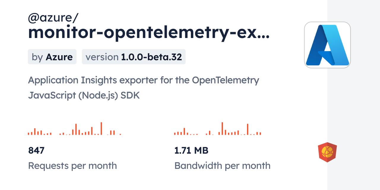 @azure/monitor-opentelemetry-exporter CDN by jsDelivr - A CDN for npm and GitHub
