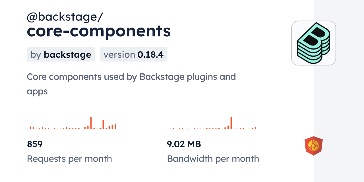 @backstage/core-components CDN by jsDelivr - A CDN for npm and GitHub