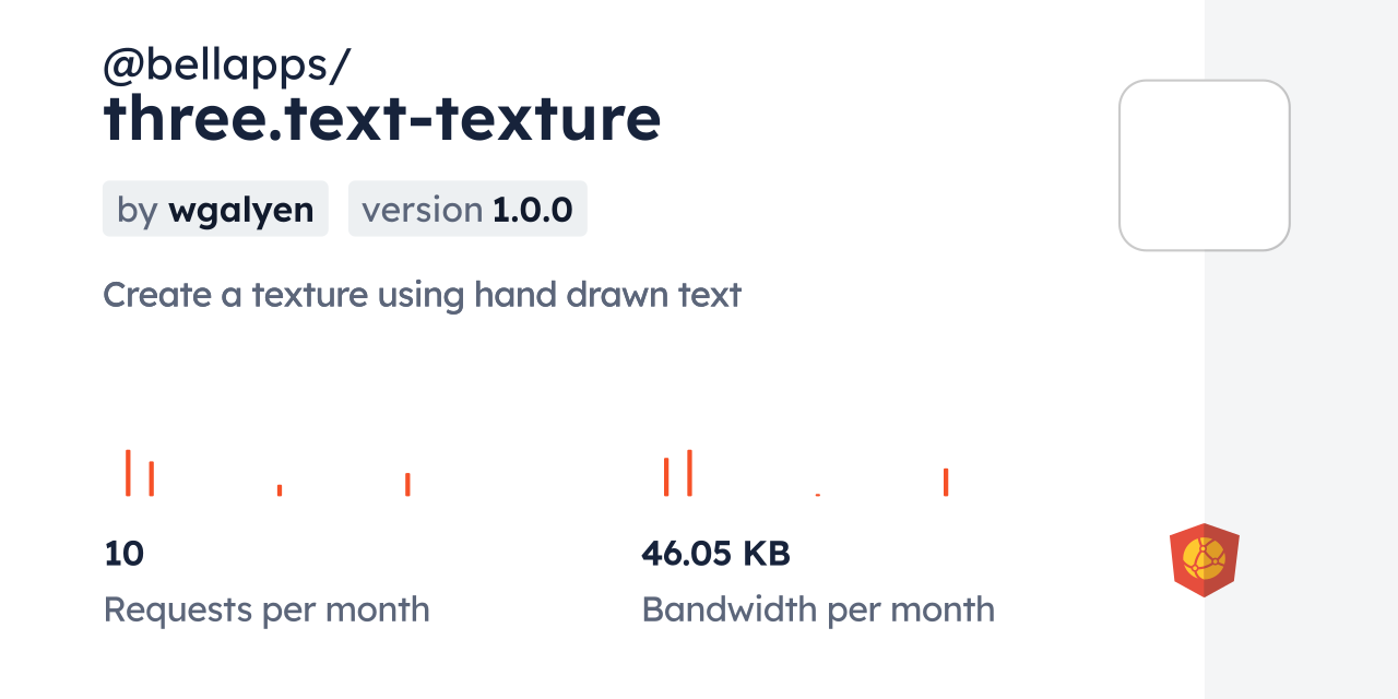 @bellapps/three.text-texture CDN by jsDelivr - A CDN for npm and GitHub