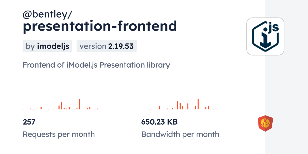@bentley/presentation-frontend CDN by jsDelivr - A CDN for npm and GitHub