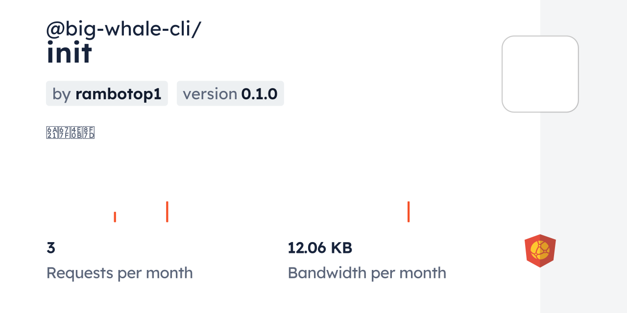 @big-whale-cli/init CDN by jsDelivr - A CDN for npm and GitHub