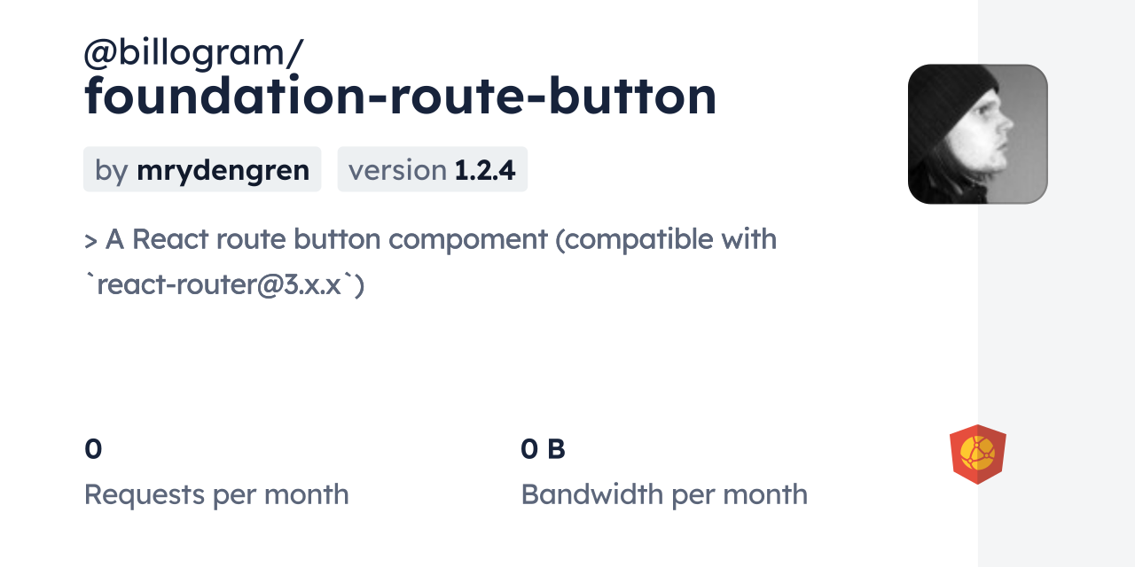 @billogram/foundation-route-button CDN by jsDelivr - A CDN for npm and GitHub