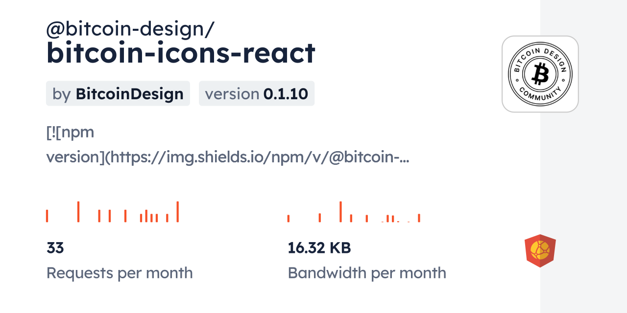 @bitcoin-design/bitcoin-icons-react CDN by jsDelivr - A CDN for npm and GitHub