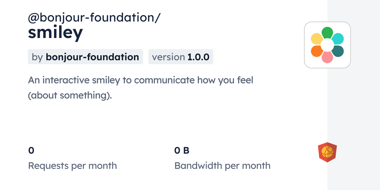 @bonjour-foundation/smiley CDN by jsDelivr - A CDN for npm and GitHub