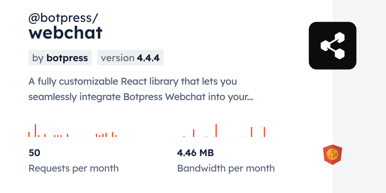 @botpress/webchat CDN by jsDelivr - A CDN for npm and GitHub