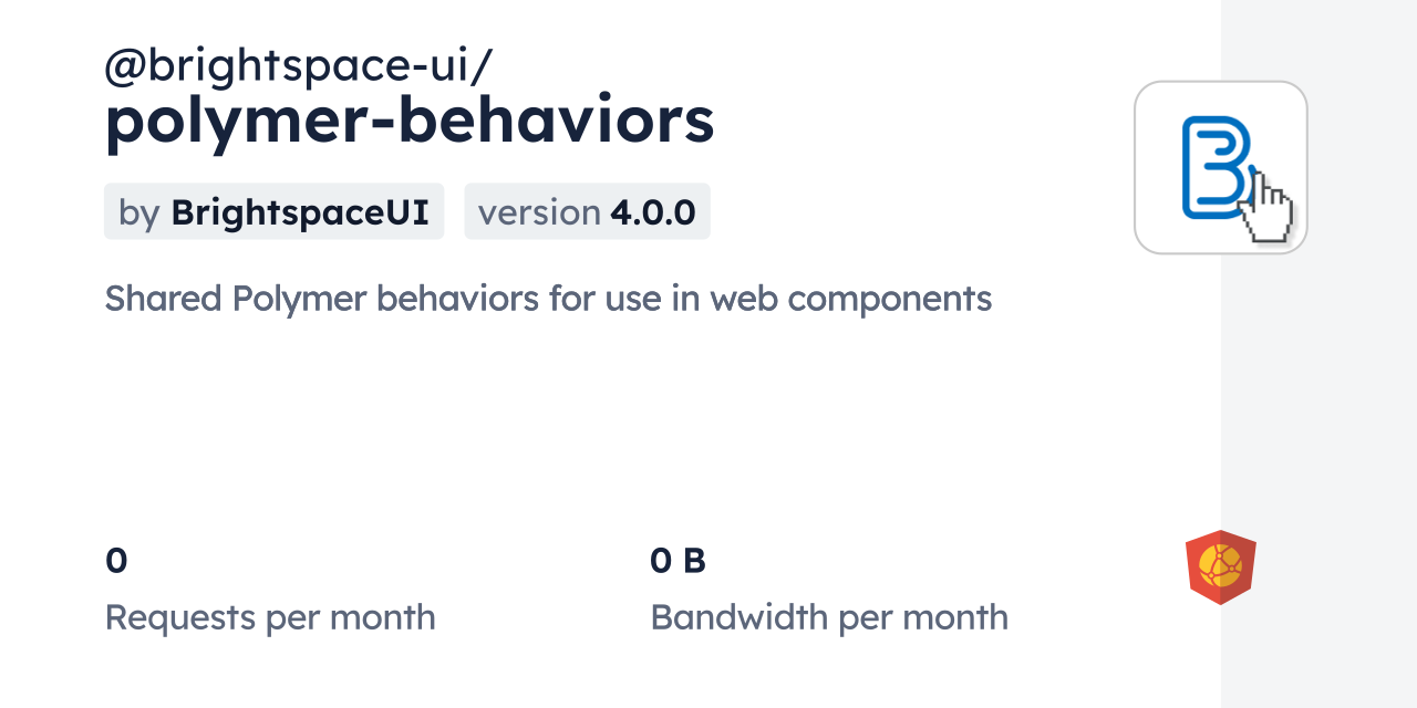 @brightspace-ui/polymer-behaviors CDN by jsDelivr - A CDN for npm and GitHub