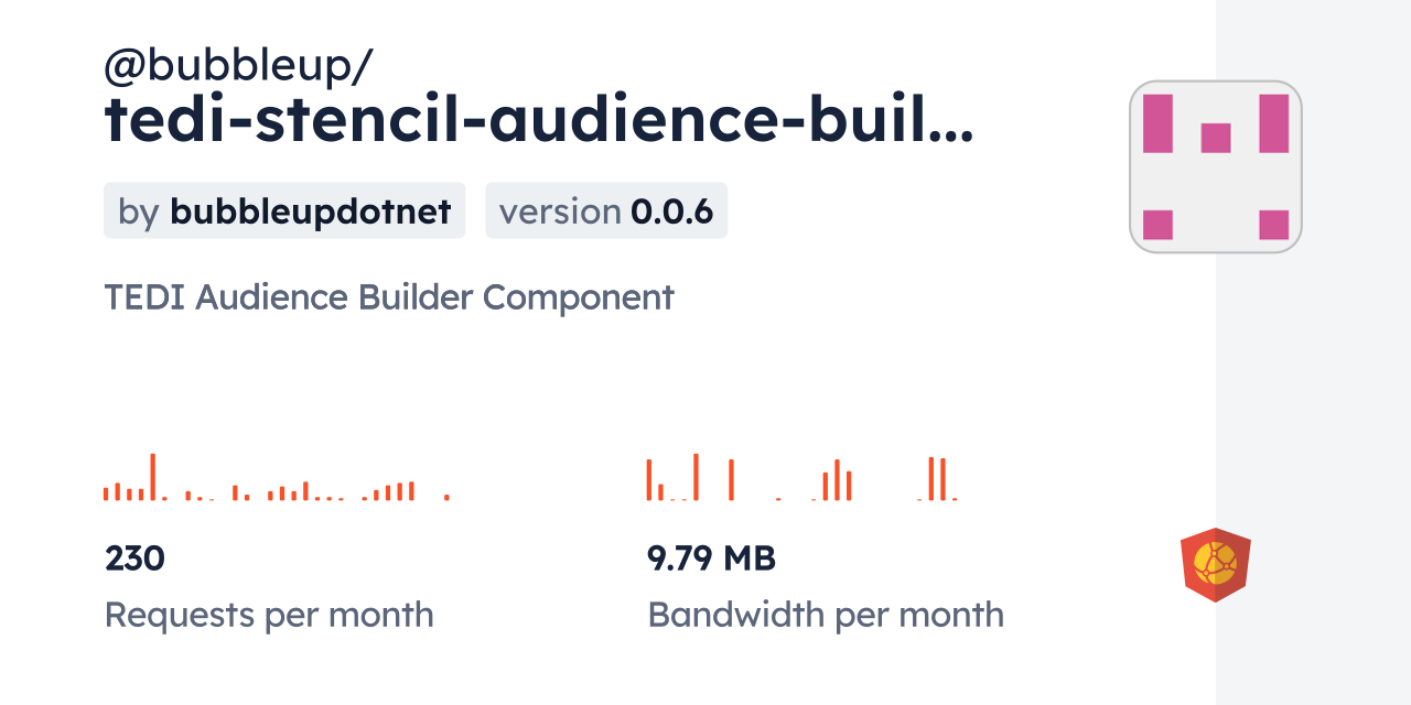 @bubbleup/tedi-stencil-audience-builder CDN by jsDelivr - A CDN for npm and GitHub