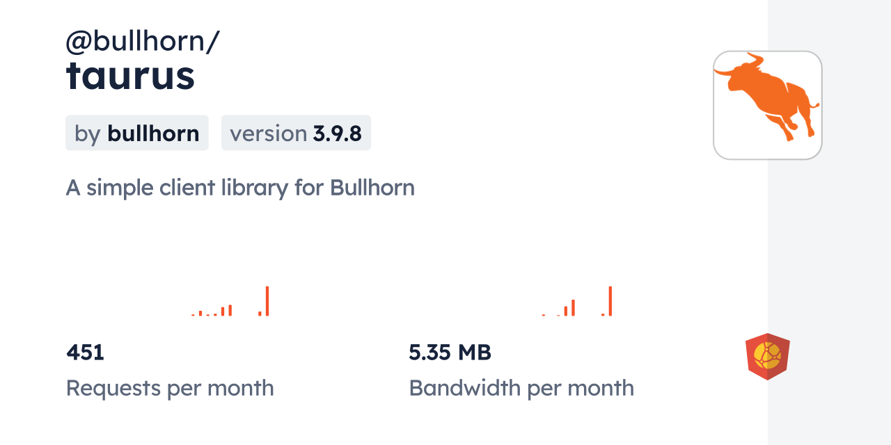 @bullhorn/taurus CDN by jsDelivr - A CDN for npm and GitHub