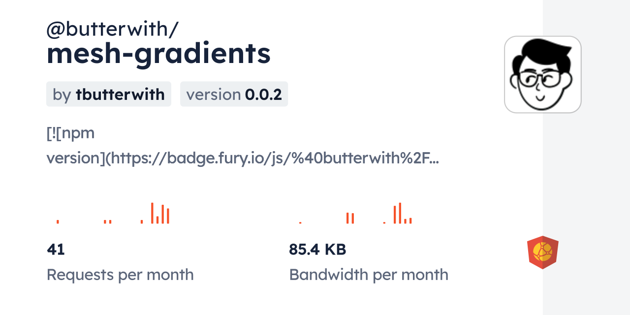 @butterwith/mesh-gradients CDN by jsDelivr - A CDN for npm and GitHub