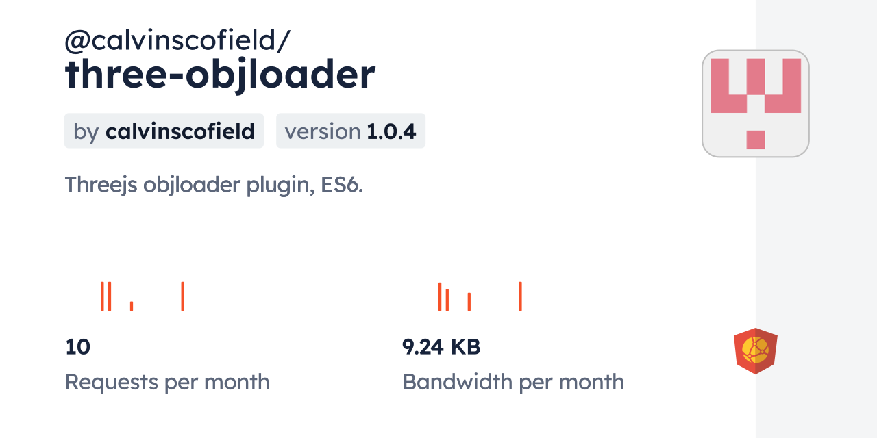 @calvinscofield/three-objloader CDN by jsDelivr - A CDN for npm and GitHub
