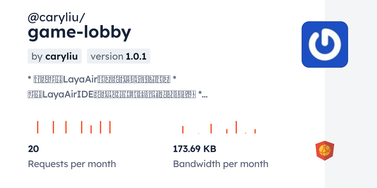 @caryliu/game-lobby CDN by jsDelivr - A CDN for npm and GitHub