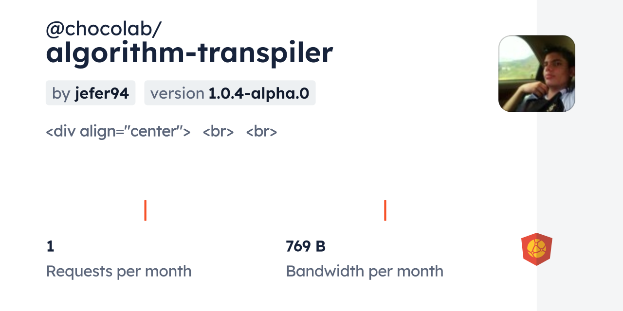 @chocolab/algorithm-transpiler CDN by jsDelivr - A CDN for npm and GitHub