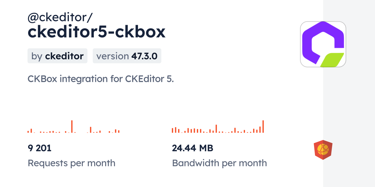@ckeditor/ckeditor5-ckbox CDN by jsDelivr - A CDN for npm and GitHub