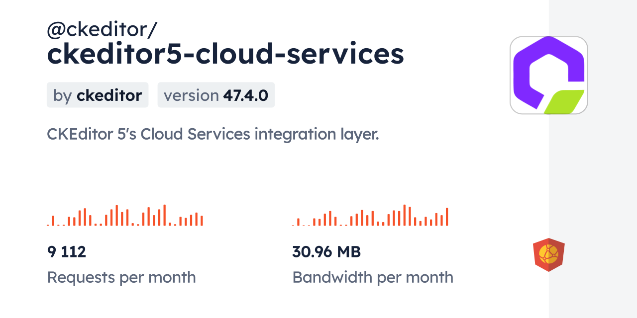 @ckeditor/ckeditor5-cloud-services CDN by jsDelivr - A CDN for npm and GitHub