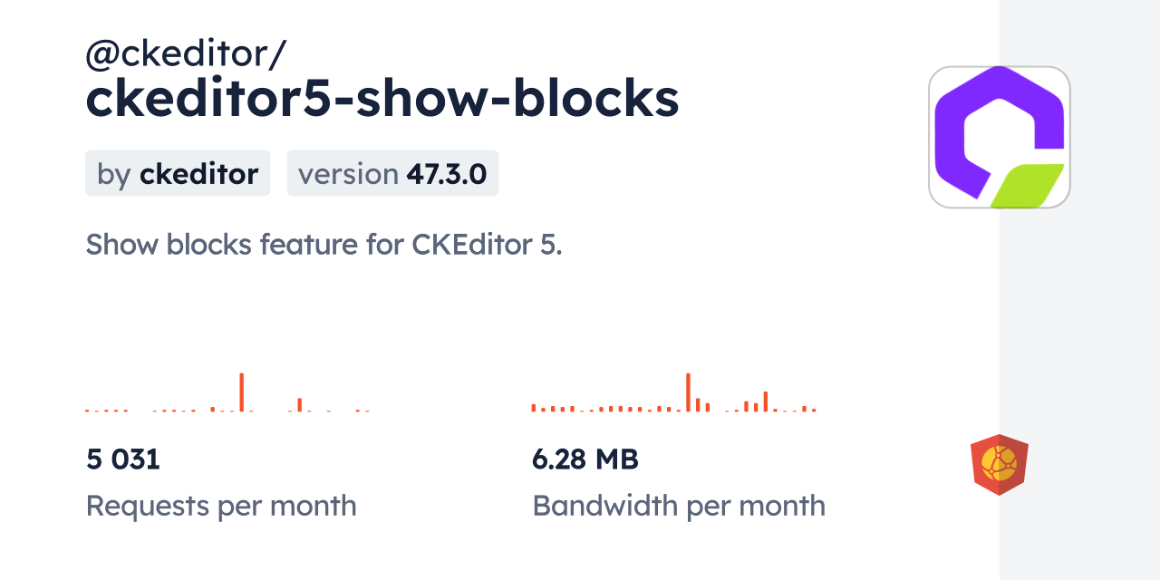 @ckeditor/ckeditor5-show-blocks CDN by jsDelivr - A CDN for npm and GitHub