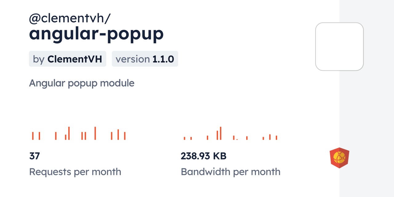 @clementvh/angular-popup CDN by jsDelivr - A CDN for npm and GitHub
