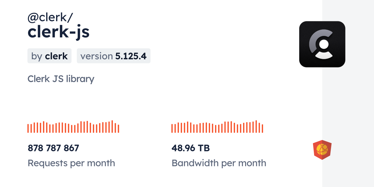 @clerk/clerk-js CDN by jsDelivr - A CDN for npm and GitHub
