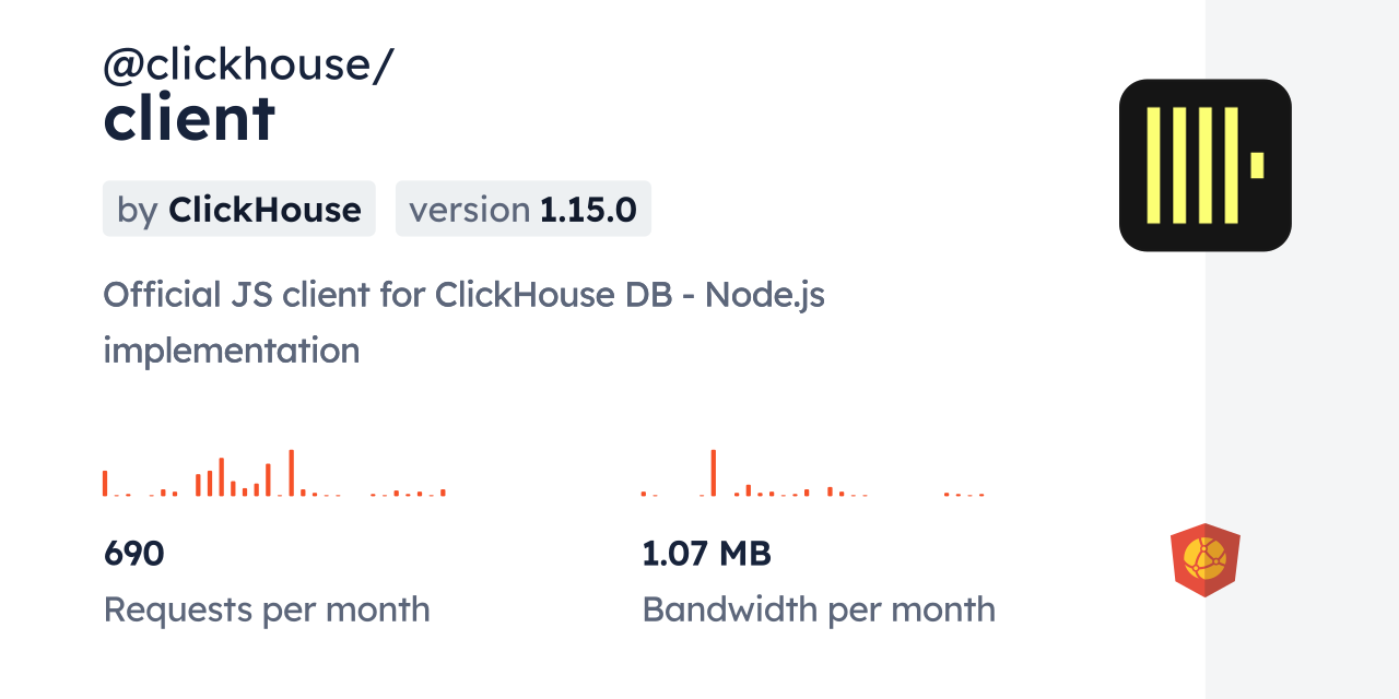 @clickhouse/client CDN by jsDelivr - A CDN for npm and GitHub