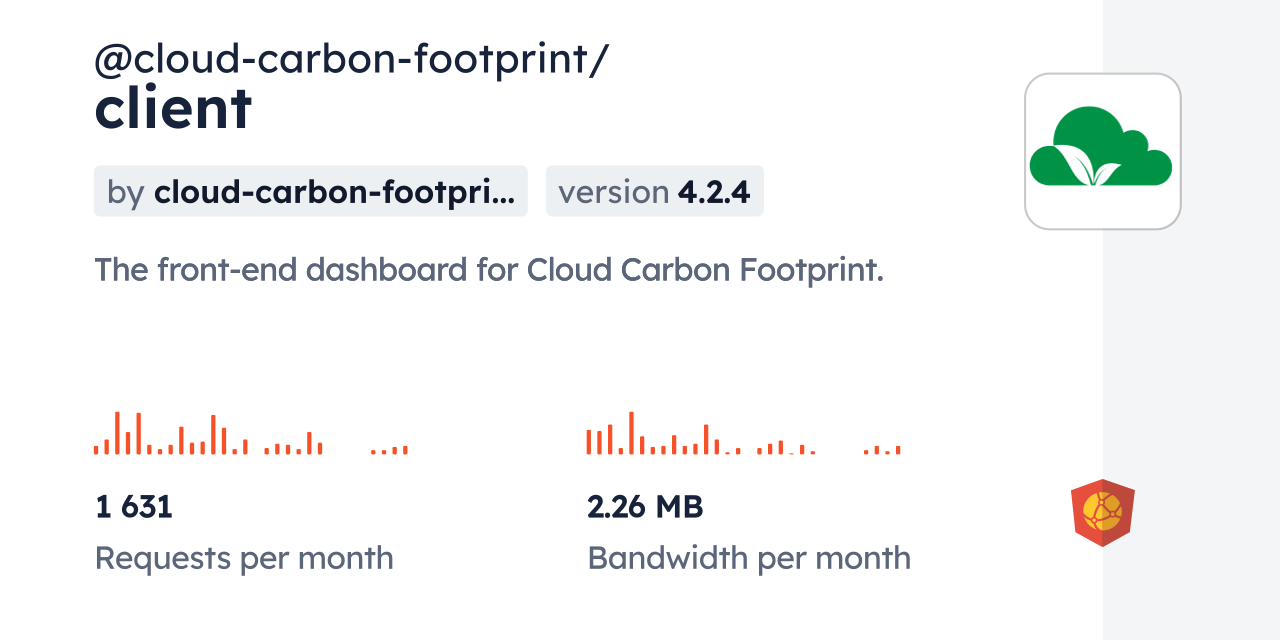 @cloud-carbon-footprint/client CDN by jsDelivr - A CDN for npm and GitHub