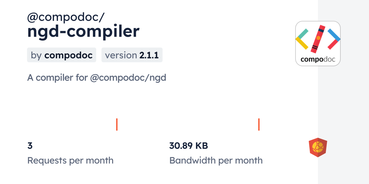 @compodoc/ngd-compiler CDN by jsDelivr - A CDN for npm and GitHub