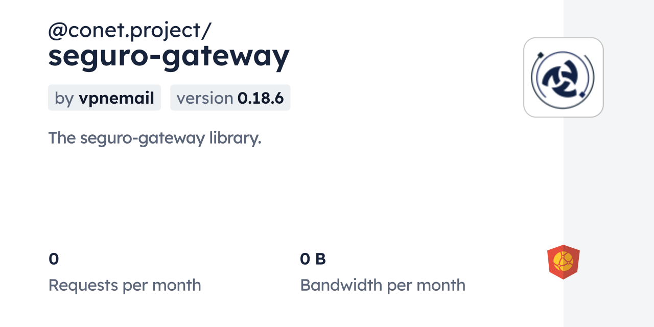 @conet.project/seguro-gateway CDN by jsDelivr - A CDN for npm and GitHub