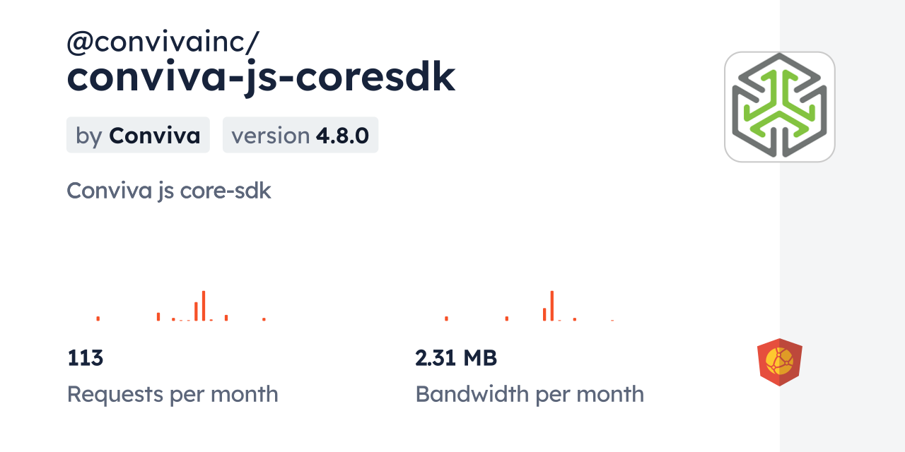 @convivainc/conviva-js-coresdk CDN by jsDelivr - A CDN for npm and GitHub