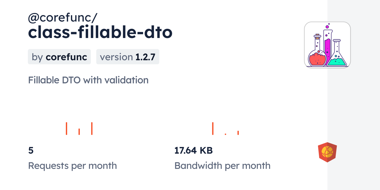@corefunc/class-fillable-dto CDN by jsDelivr - A CDN for npm and GitHub